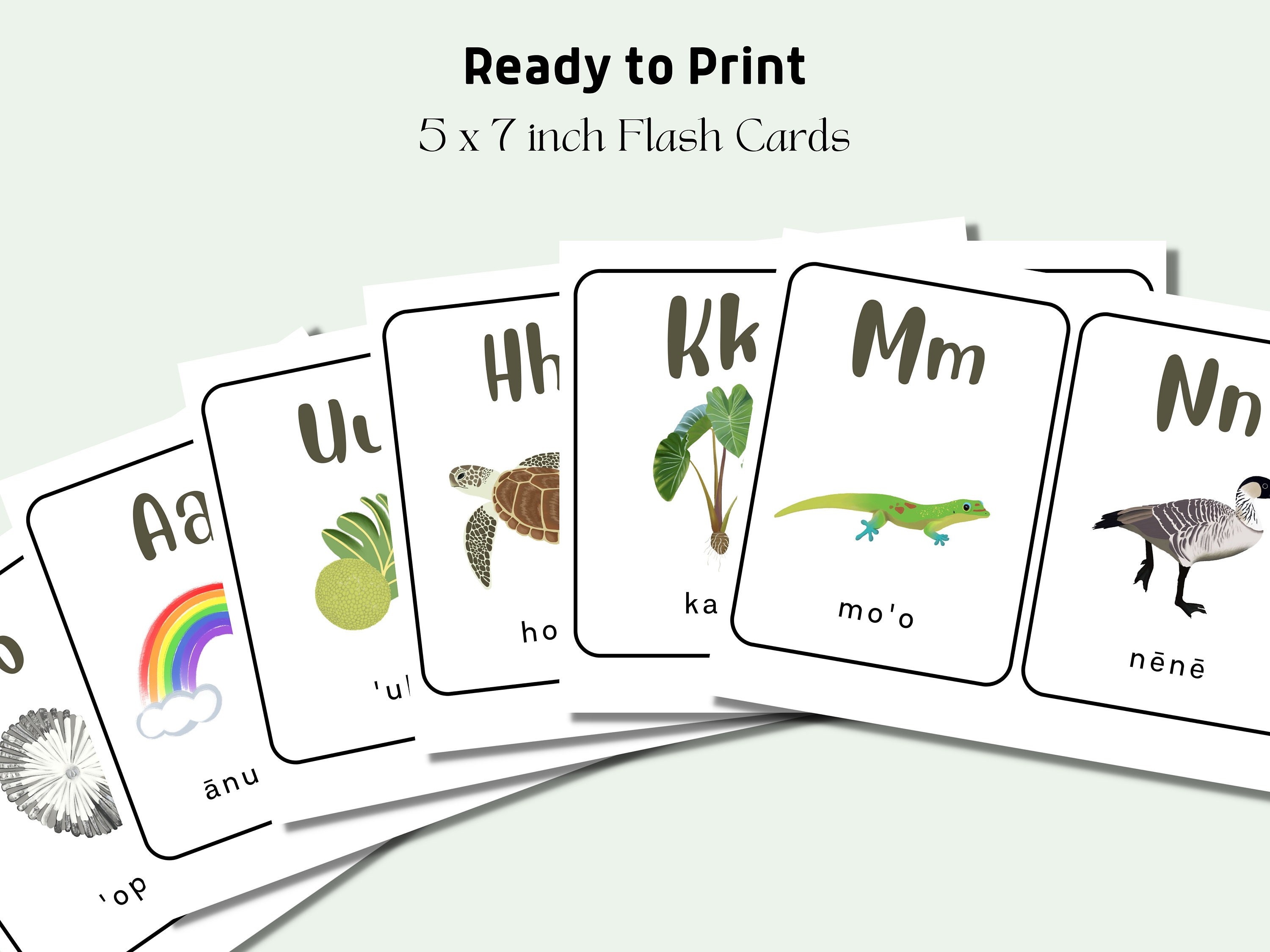 Hawaiian Educational Printable, Hawaiian Alphabet, 'Ōlelo Hawai'i ...