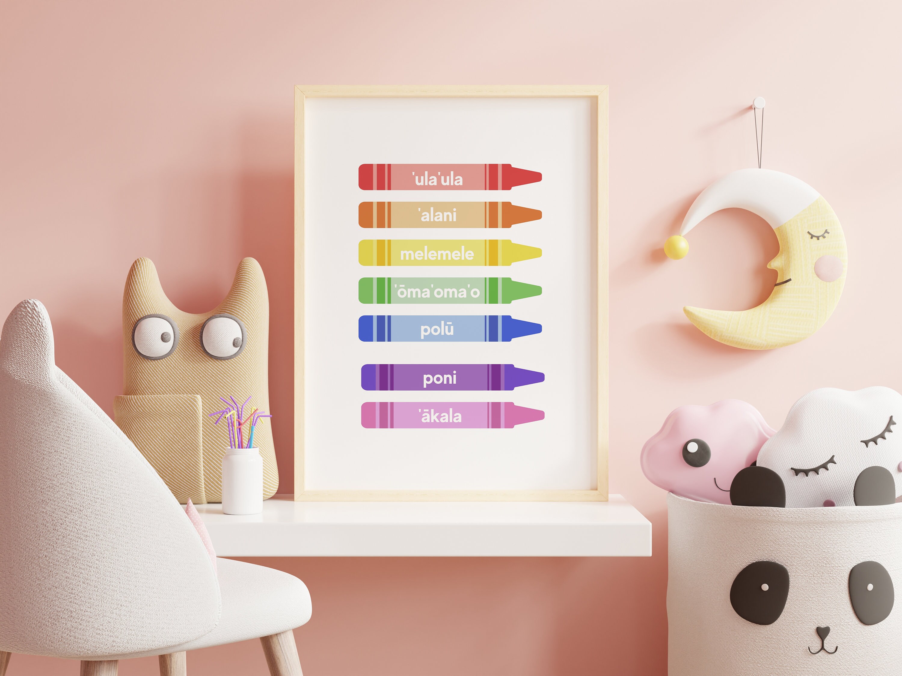 Hawaiian Educational Posters, 6 Homeschool Prints, Hawaiian Language ...
