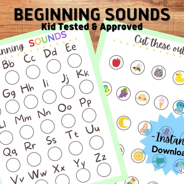 Beginning Sounds - Etsy