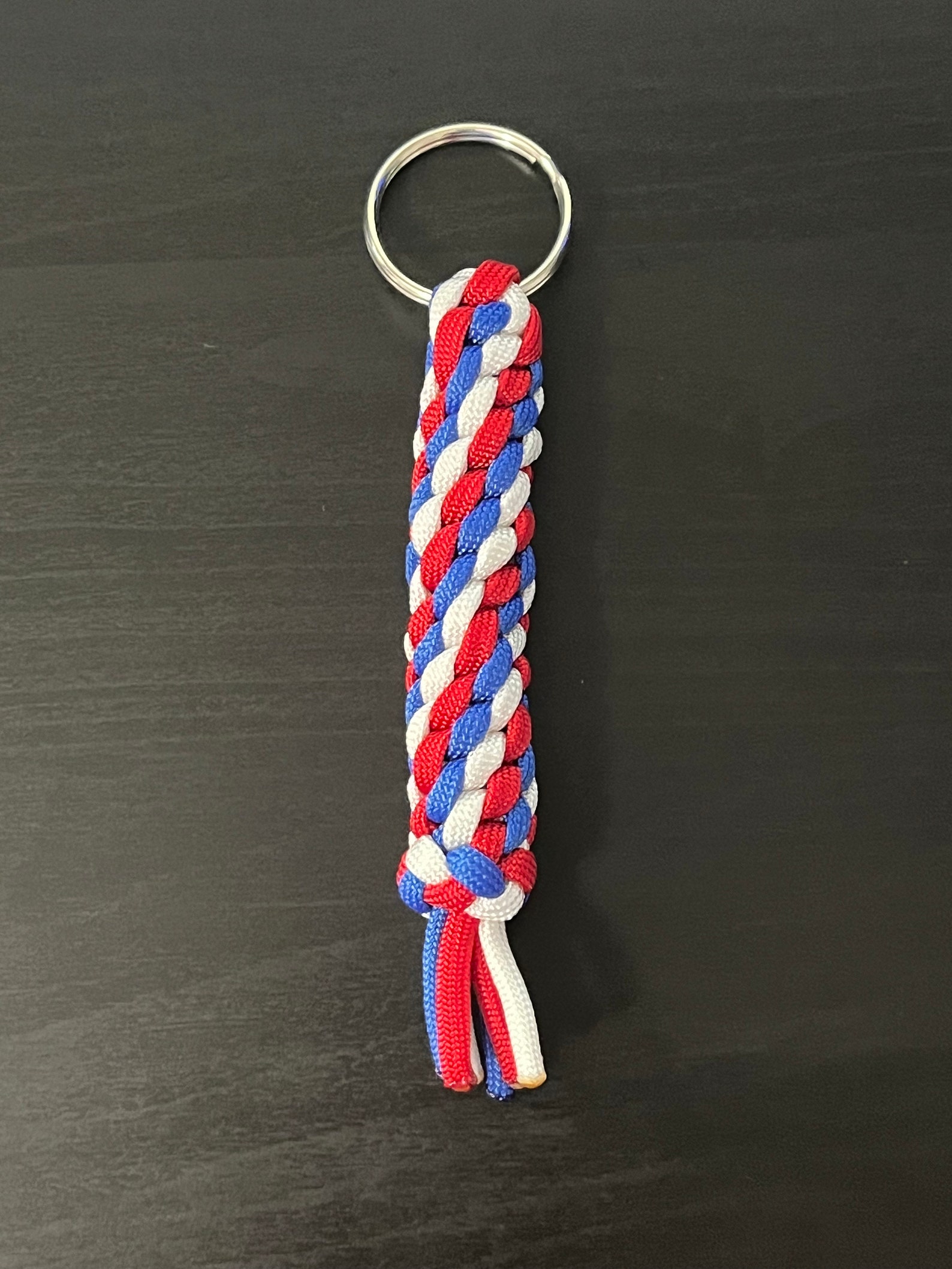 American Flag Custom Paracord Keychain/keyring USA - Etsy