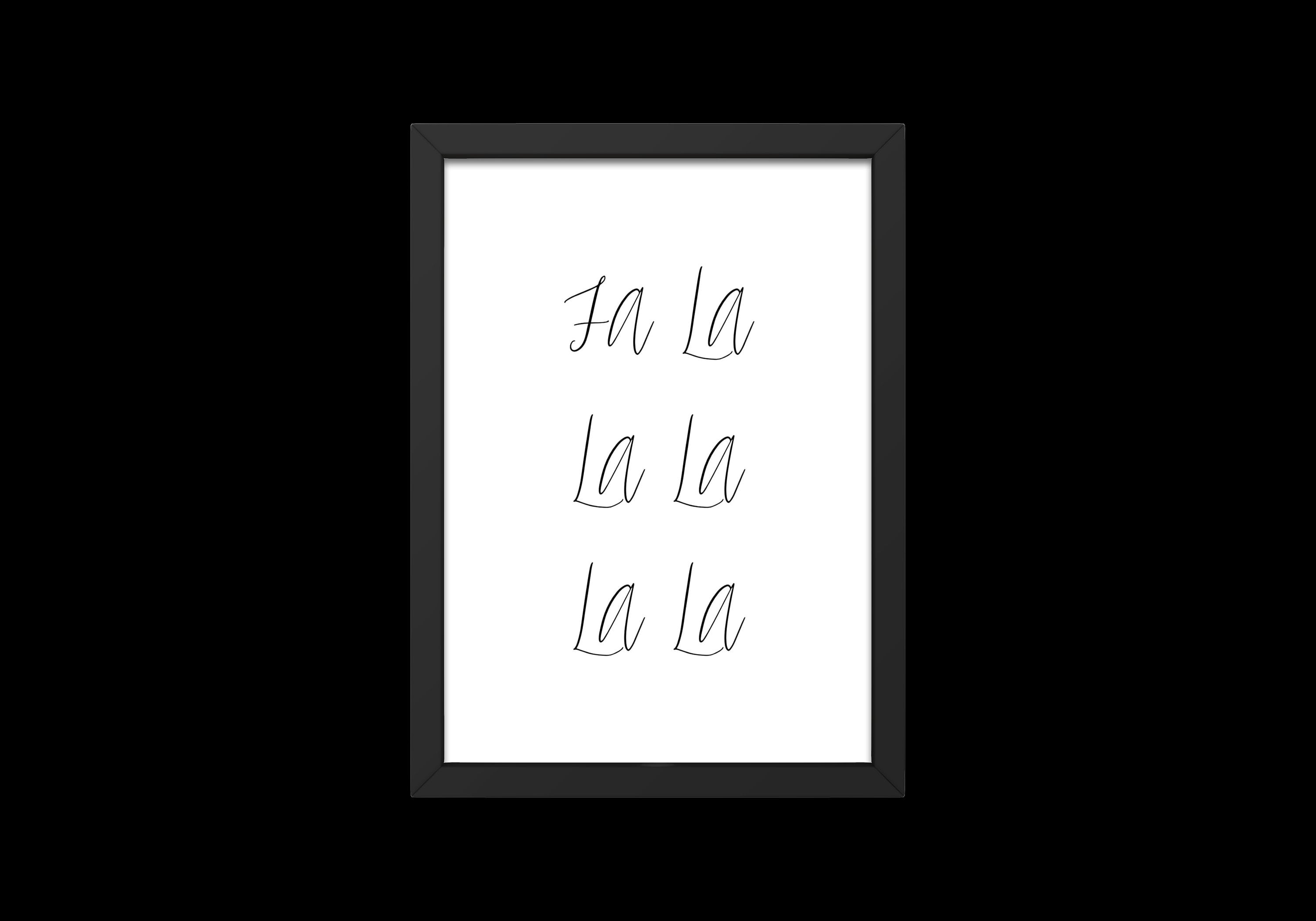 Falala Digital Download, Falala Printable, Christmas Gallery Wall, Xmas ...