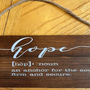 Hope Sign - Etsy
