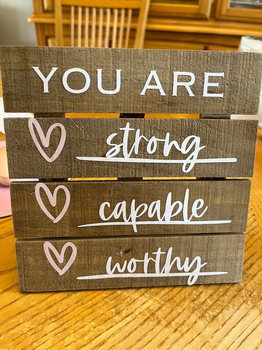 You Are Worthy Sign - Etsy