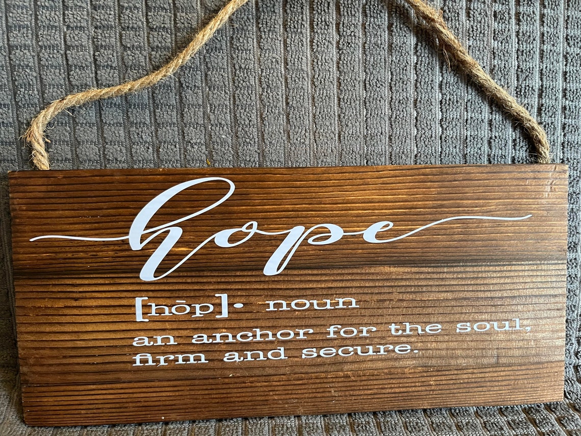 Hope Sign - Etsy