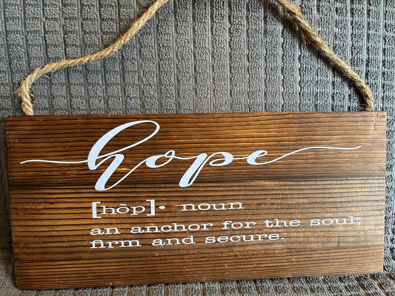 Hope Sign - Etsy