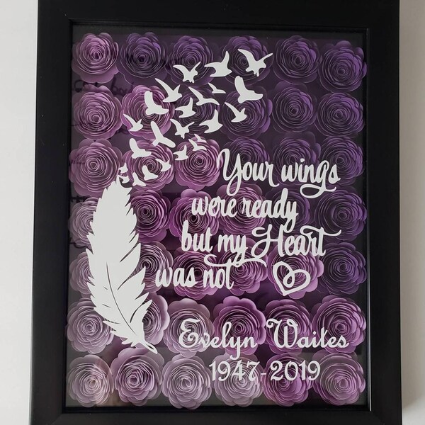 Memorial Shadow Box - Etsy