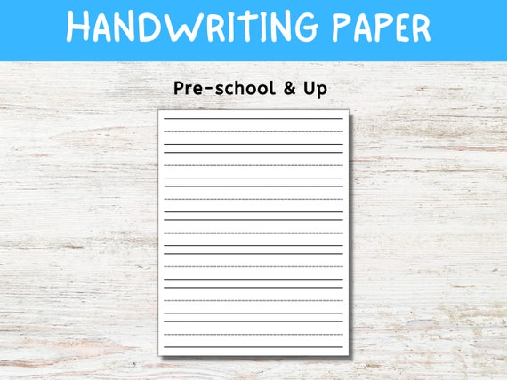 Hojas De Trabajo De Escritura En Blanco