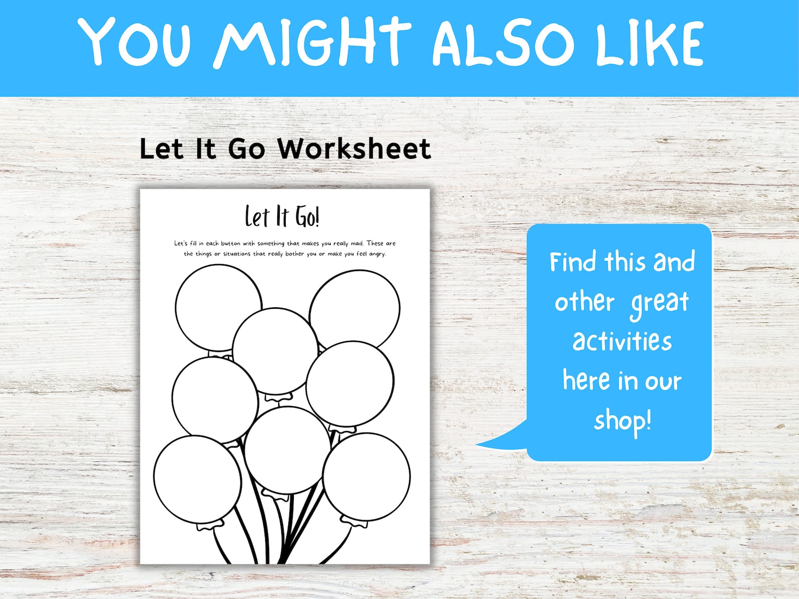 Positive Self Talk Worksheet for All Ages, Self Help Journal Page ...