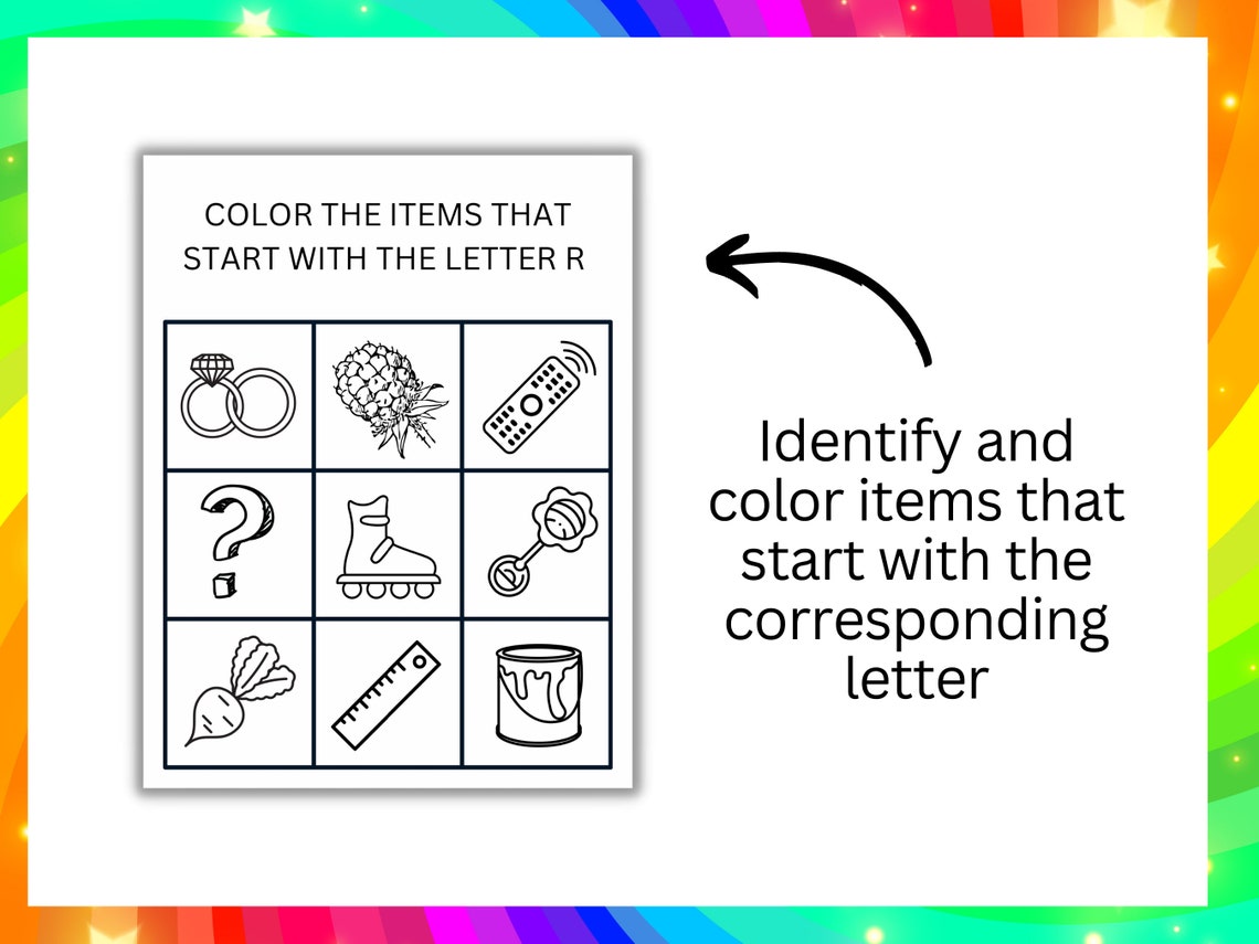 Letter of the Week Printable, Kindergarten Worksheet, Alphabet Tracing ...