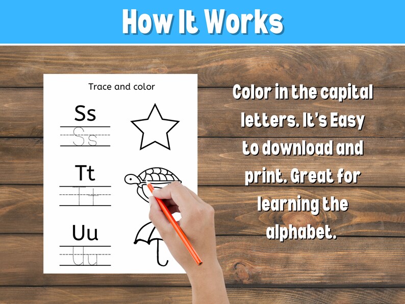 Tracing Pages for Kids, Learn to Spell for Preschool and Kindergarten ...