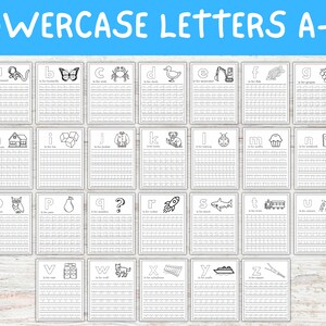 Printable Alphabet Workssheet, Coloring Page, Handwriting Worksheet ...