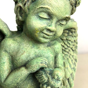 Angel Bookends, Upcycled Vintage Bookends, Heavy Resin Bookends, Hand ...