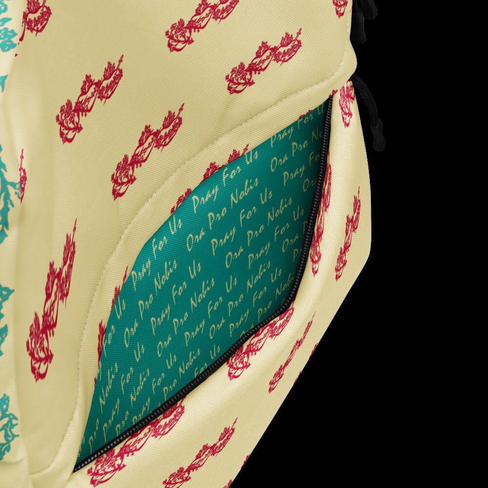 Holy Hearts Backpack sacred Heart of Jesus, Immaculate Heart of Mary ...