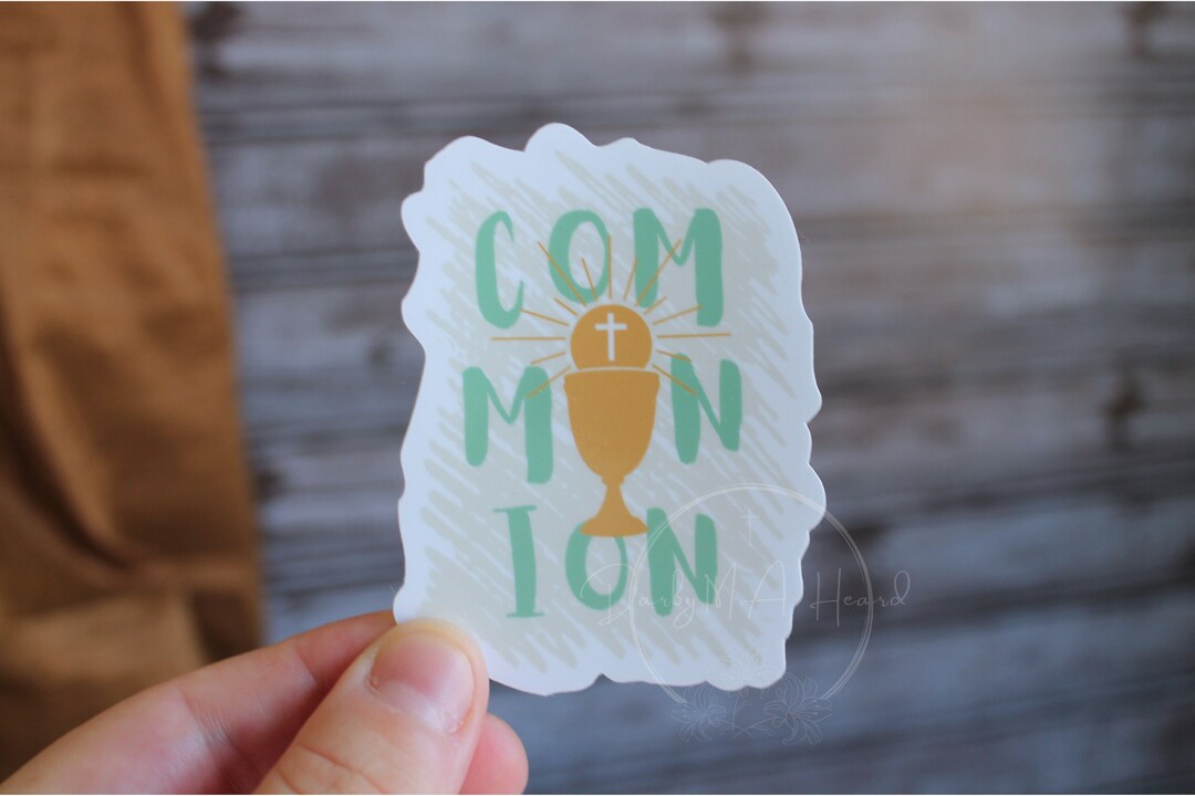 Communion Sticker (eucharist, Blessed Sacrament, Adoration Sticker for ...