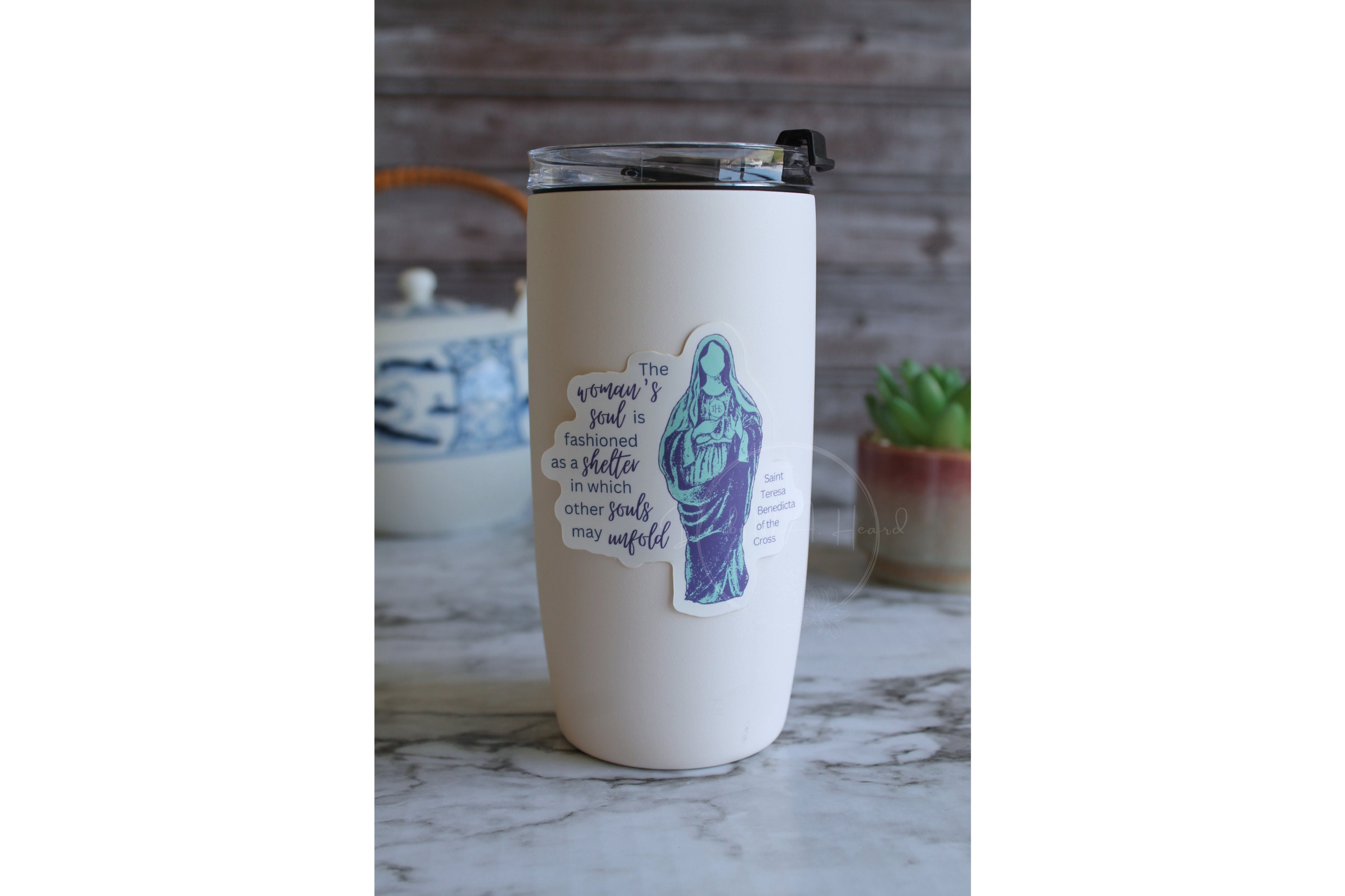 Our Lady of the Eucharist Sticker edith Stein, St. Teresa Benedicta of ...