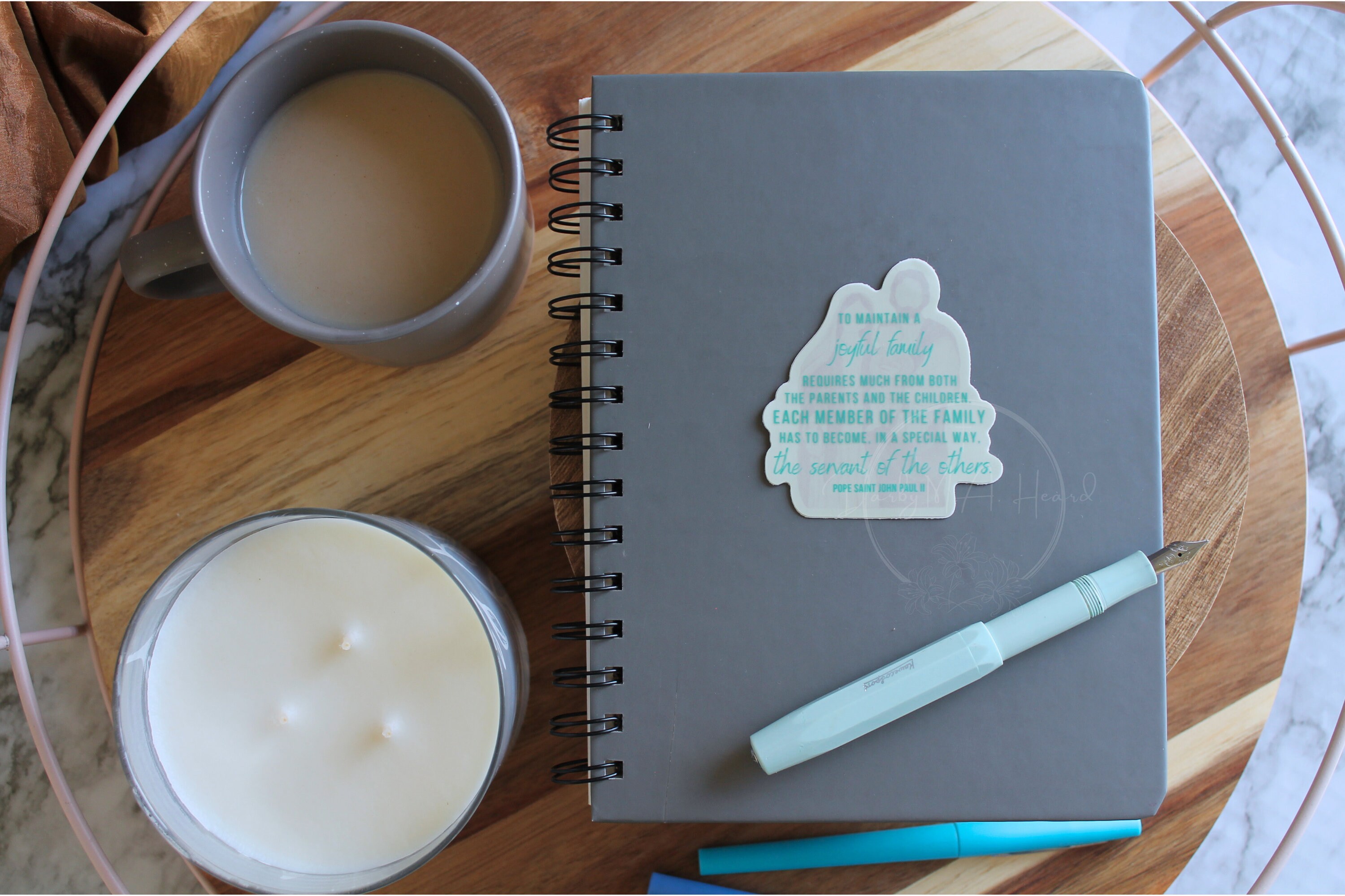 Joyful Family (holy Family) Sticker (for Water Bottles, Journals, Mugs ...