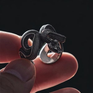 Snake Ring, Ouroboros Ring, Ouroboros Snake Ring, Viper Ring, Gothic ...