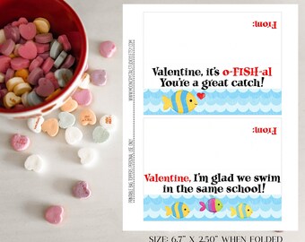 Valentine's Day Printable Bag Toppers, Printable Valentine Treat Labels ...