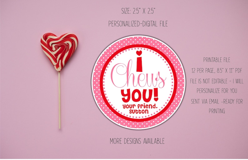 Gumball Valentines, I Chews You Valentine Stickers, Printable Valentine ...