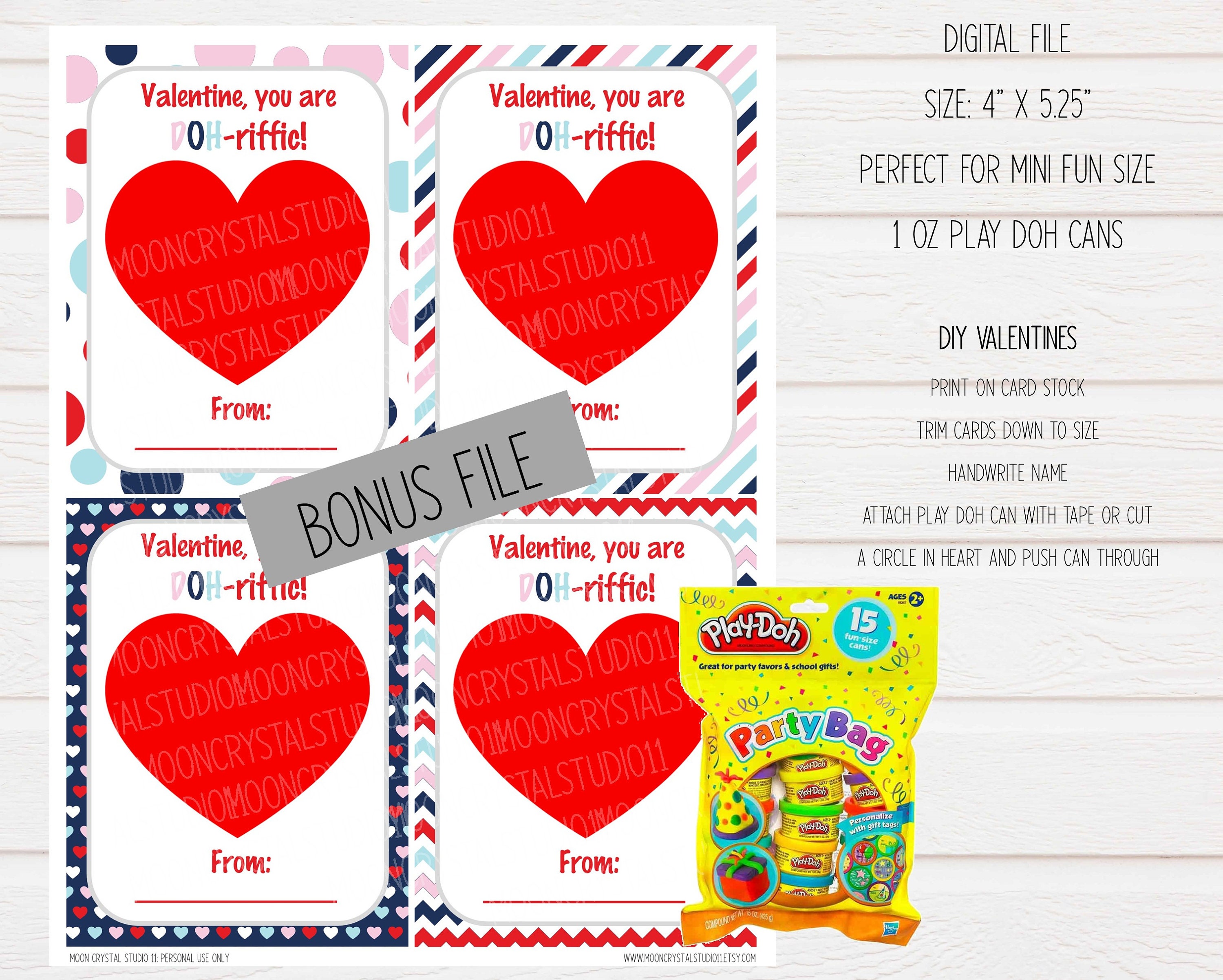 Valentine Cards, Kids Printable Valentine Cards, Non Candy Valentines ...