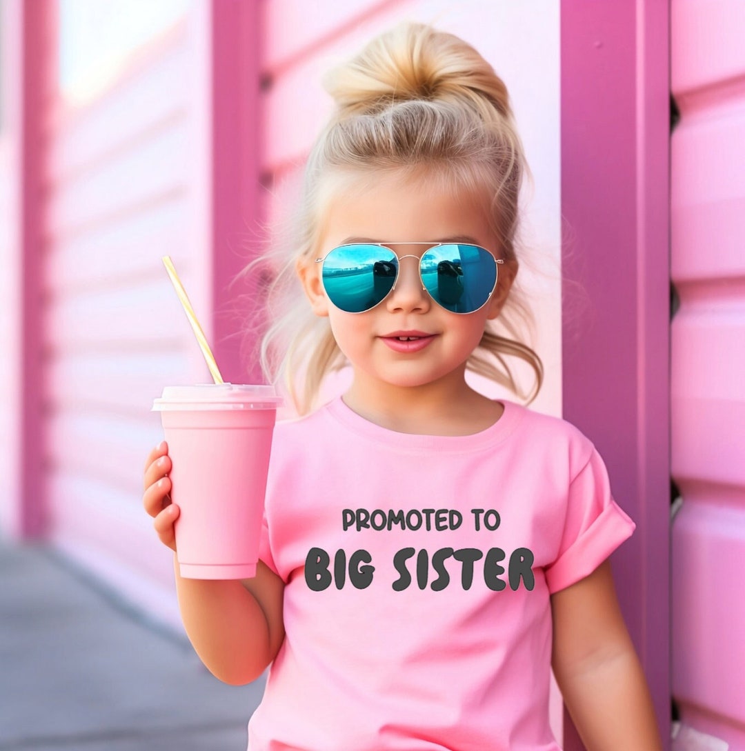 Promoted to Big Sister/brother Tshirt, Baby Announcement, Baby Reveal ...