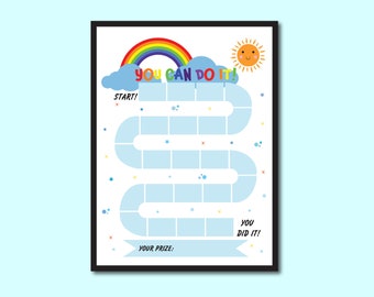 Printable Reward Chart, Potty Training Chart, Boys Sticker Chart ...