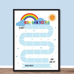 Printable Reward Chart, Potty Training Chart, Boys Sticker Chart ...