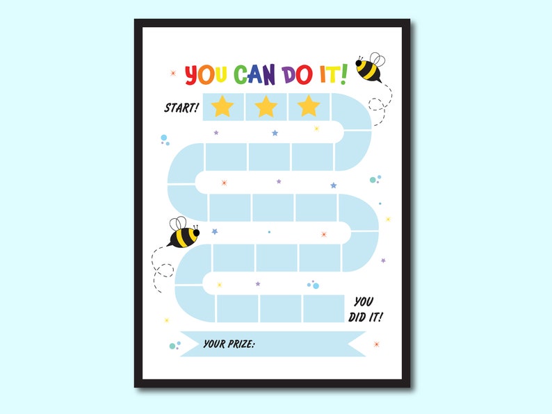 Printable Reward Chart, Potty Training Chart, Boys Sticker Chart ...