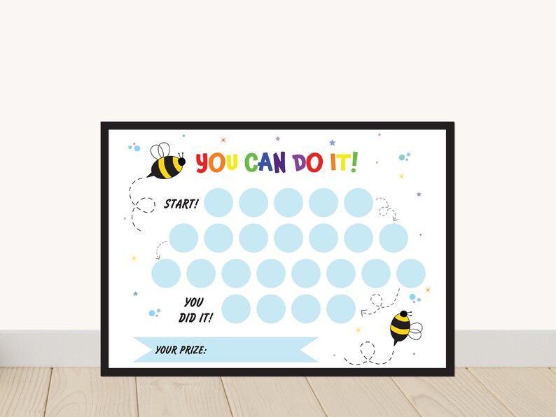 Printable Reward Chart, Potty Training Chart, Boys Sticker Chart ...