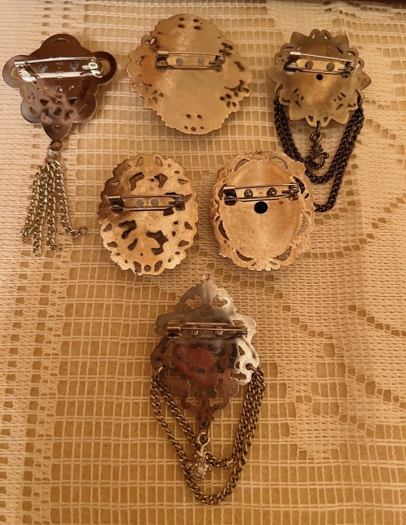 Vintage Japan Gothic Victorian Style Brooch - Etsy