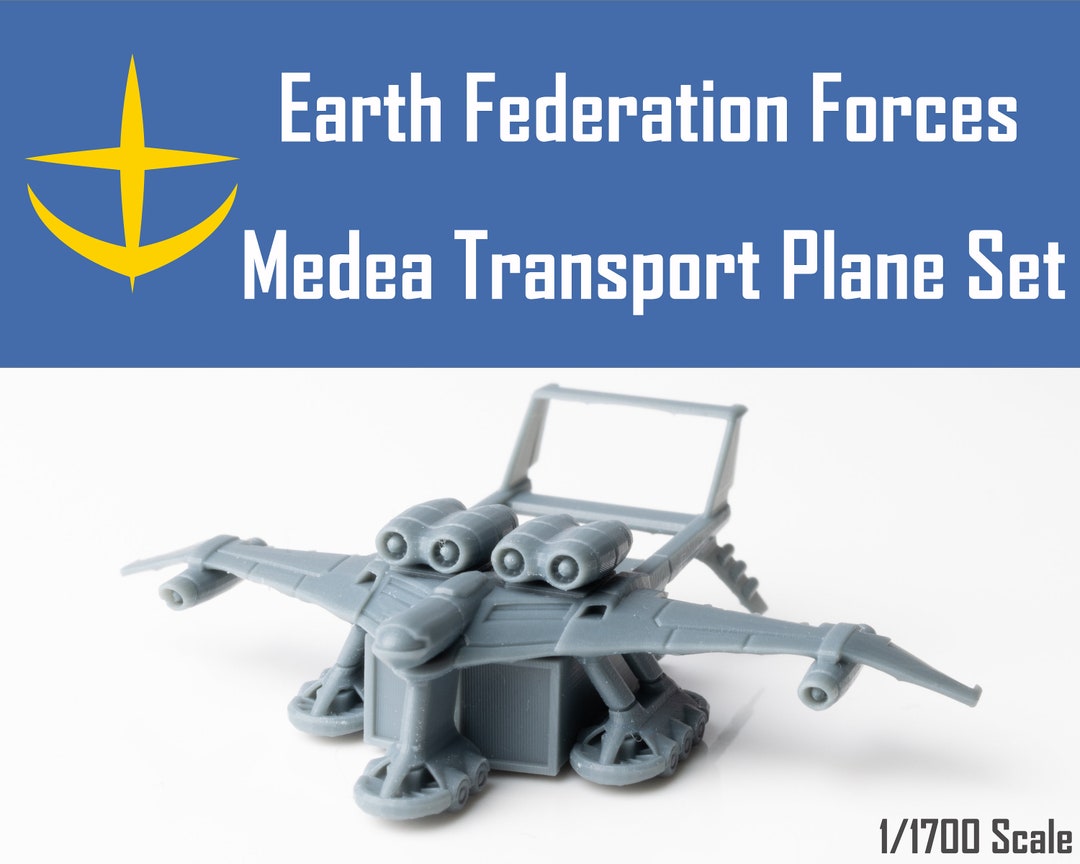 Gundam 1/1700 Medea Transport Plane Set Compatible With Bandai EX Model & Fleetmo. - Etsy