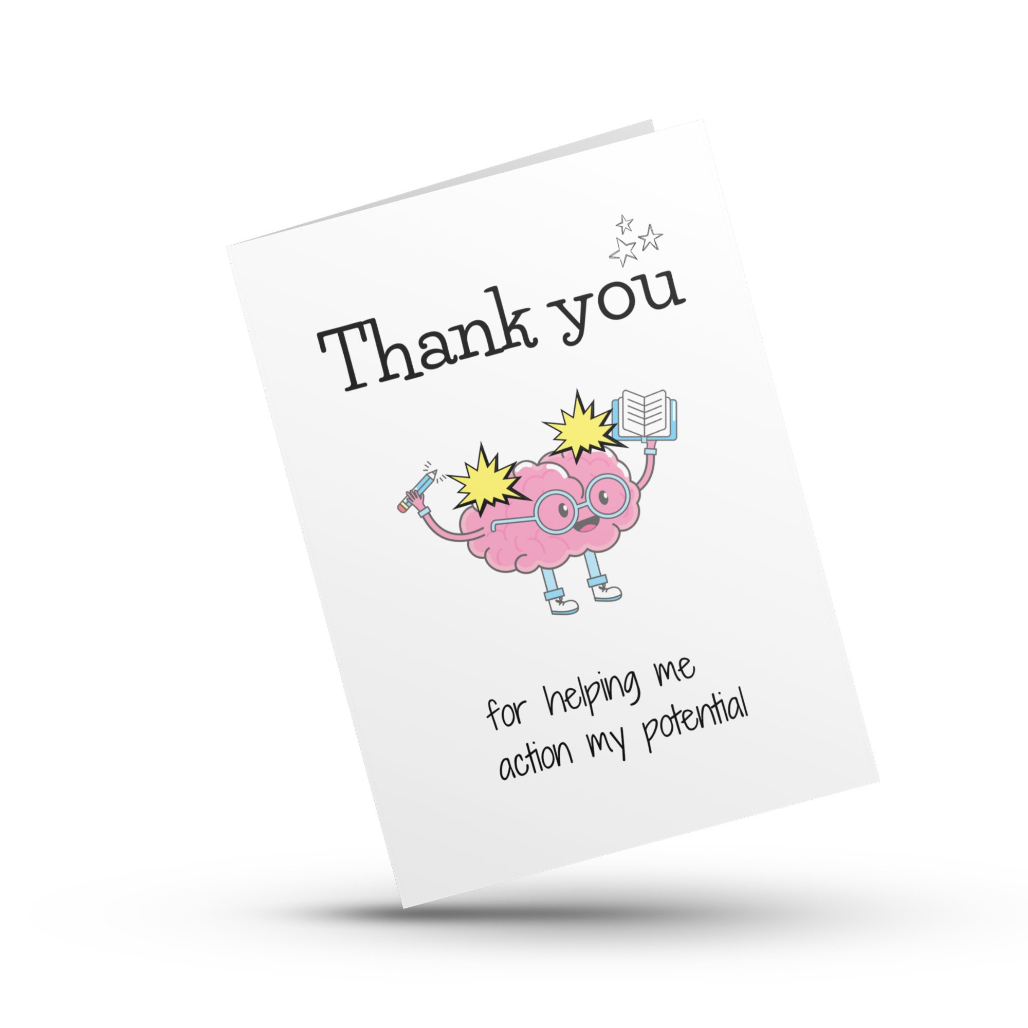 Printable Thank You Card for Neurologists, Neuropsychologists, Doctors ...