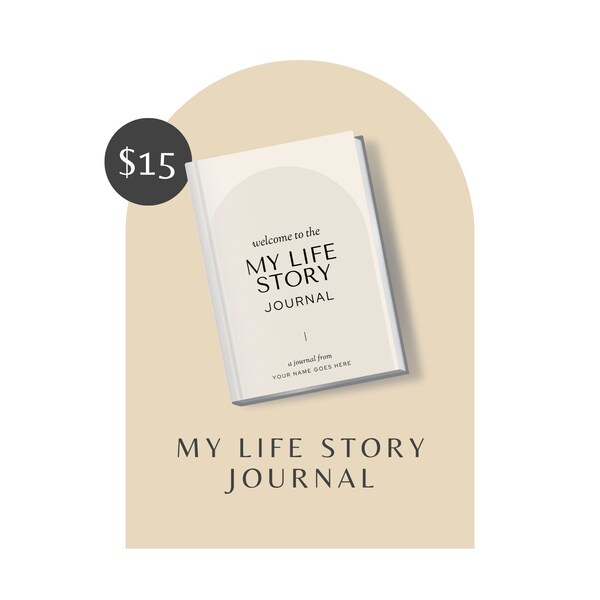 Life Story Journal Template - Etsy