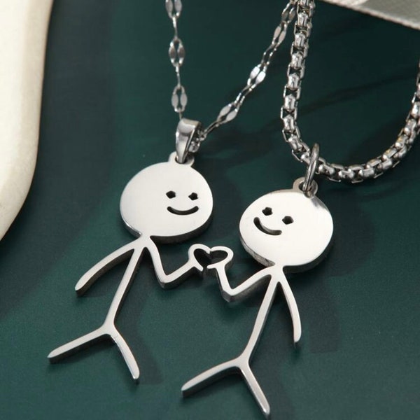 Couples Necklace Set - Etsy