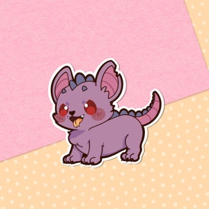 Cute Cryptids Sticker Pack Waterproof Vinyl Stickers 6 Chibi Monsters ...