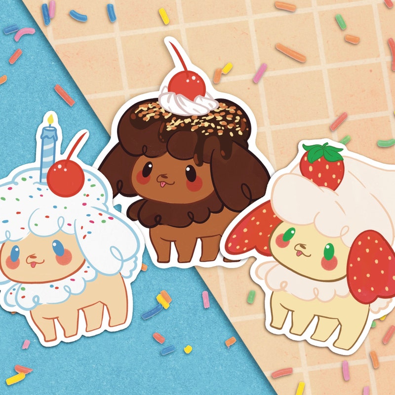 Cute Food Stickers - Etsy
