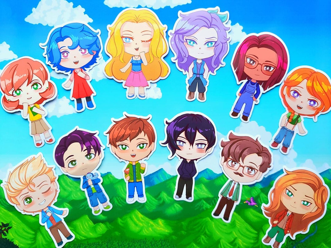 Sticker Stardew Valley SDV Bachelor and Bachelorette Cute Sticker Set ...