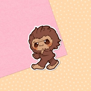 Cute Cryptids Sticker Pack Waterproof Vinyl Stickers 6 Chibi Monsters ...