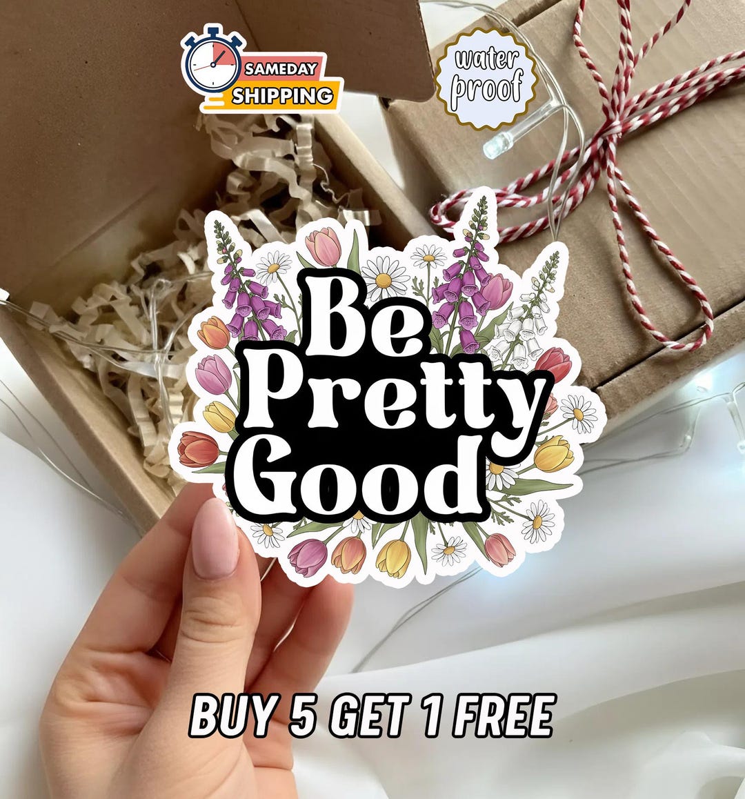 Be Pretti Good Car Magnet, Activist Sticker Decal, Kindness Message ...