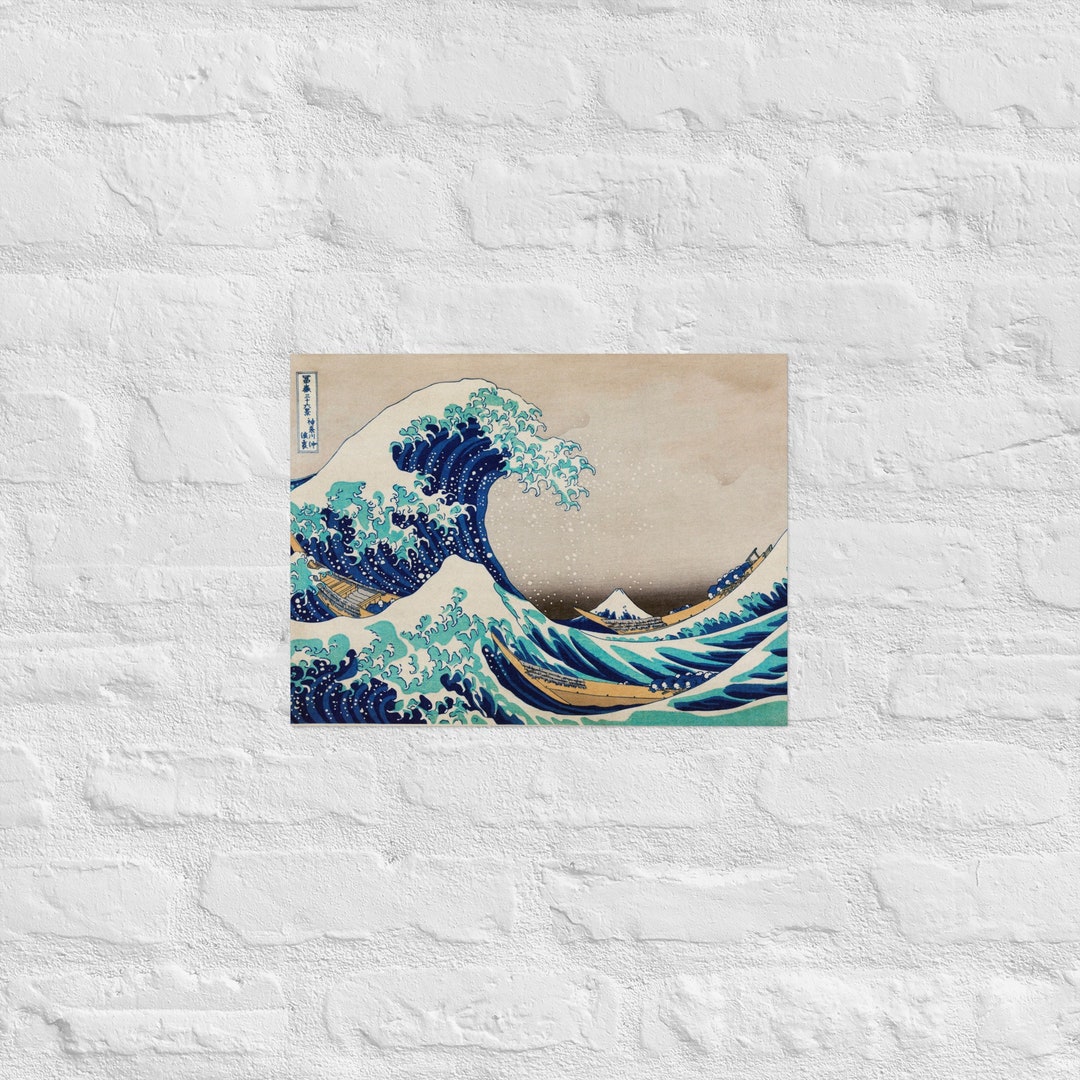 The Great Wave Poster - Etsy
