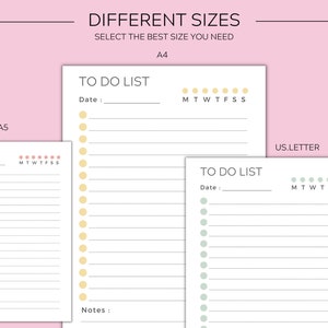 Blank to Do List Templateprintable To-do Listminimalist to - Etsy