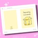 Printable Cute Crying Duck Sorry Card, Cute Apology Card, Printable ...