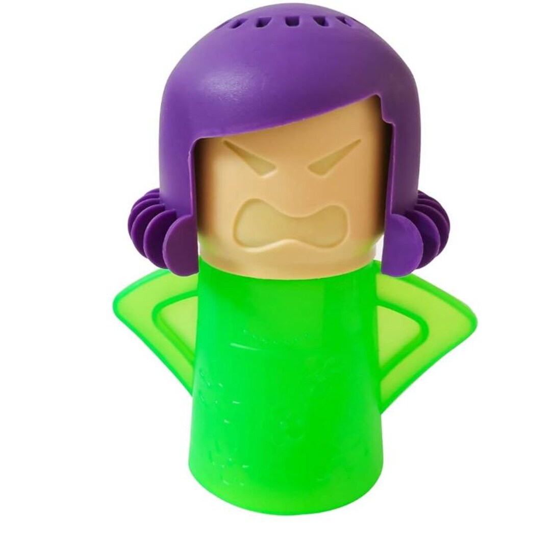 Angry Mama Microwave Cleaner and Oven Steam Cleaner Purple & Green - Etsy