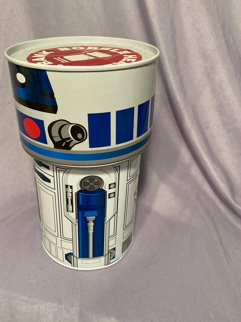 Star Wars Themed R2D2 Bobblehead Tin Piggy Bank From the Tinbox Company ...