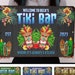 Personalized Tiki Bar Tropical Metal Sign Beach Tin Sign Bar Sign ...