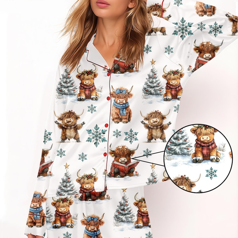 Highland Cow Pajamas - Etsy