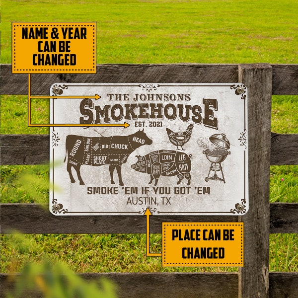 Smokehouse Sign - Etsy