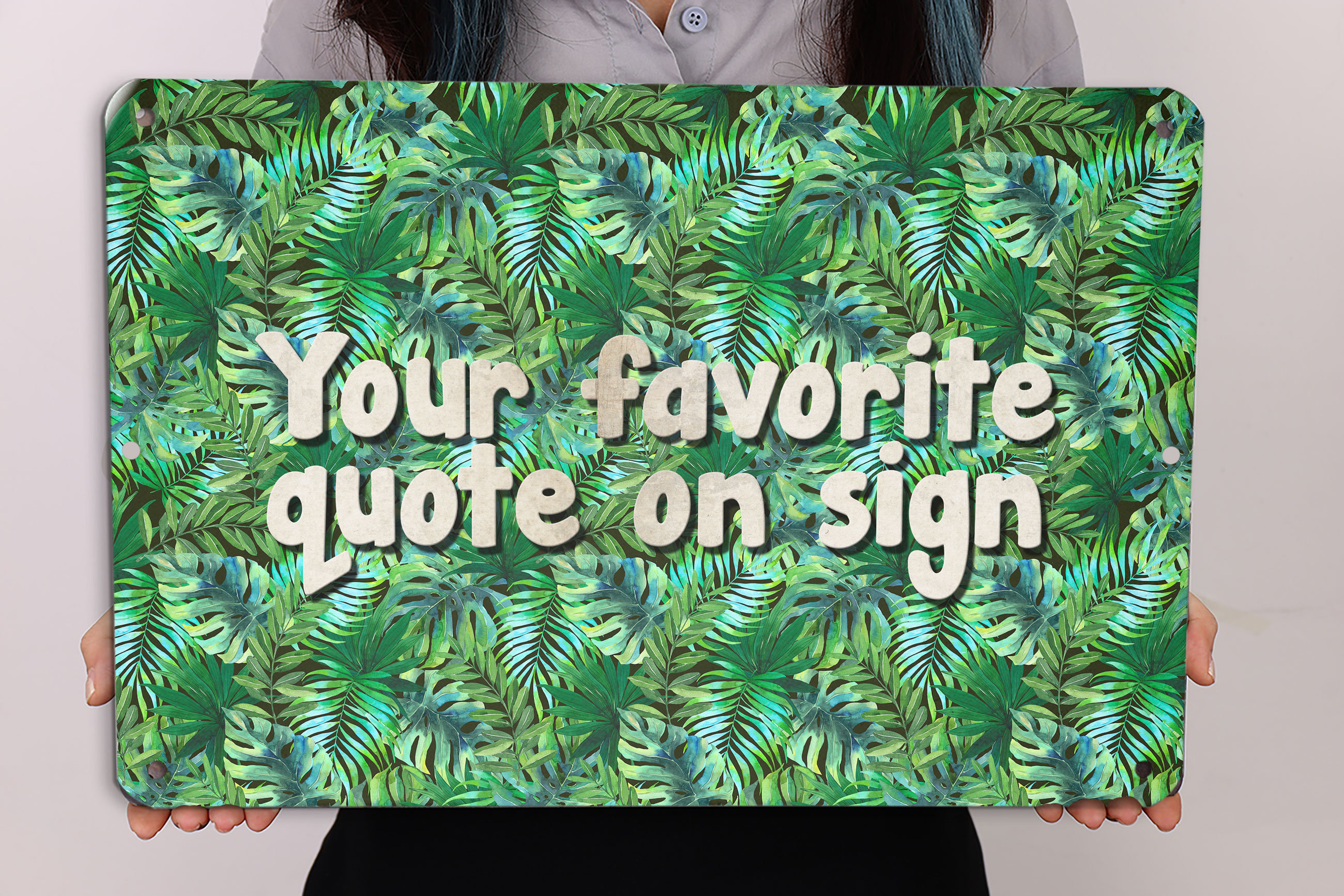 Personalized Metal Sign, Welcome Home Tin Sign, Door Hanger ...