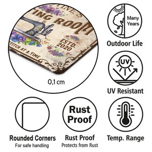 Personalized Quilting Room Metal Sign, Sewing Room Sign Gift for ...