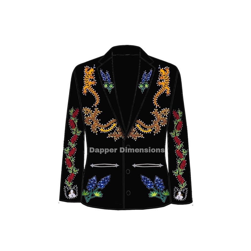 Rhinestone Suit for Men - Etsy